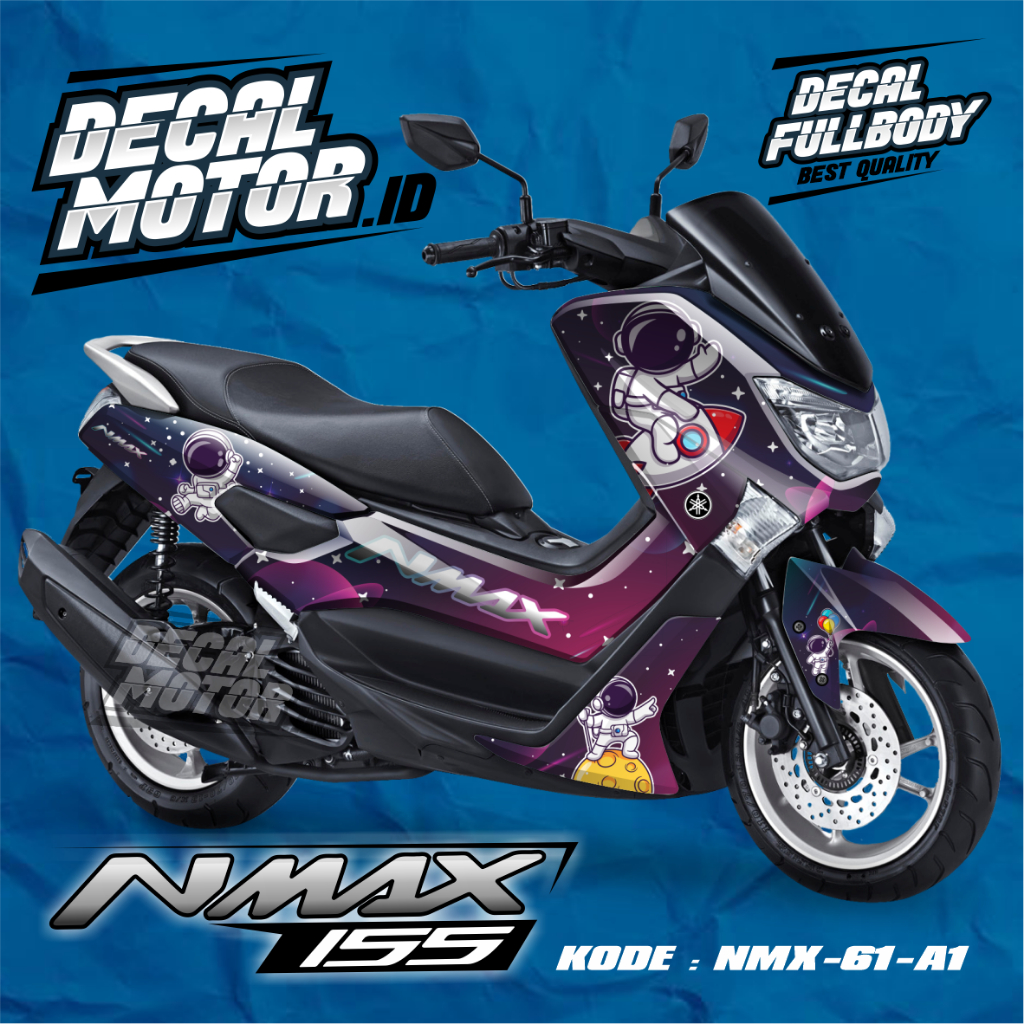 Sticker Decal Fullbody NMAX OLD 150 155 Years 2015/2016/2017/2018/2019 ...