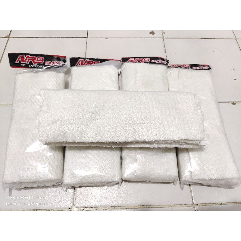 Glasswoll Gasbul Gaspul Exhaust Racing Gaspul Exhaust Foam anti Burn ...