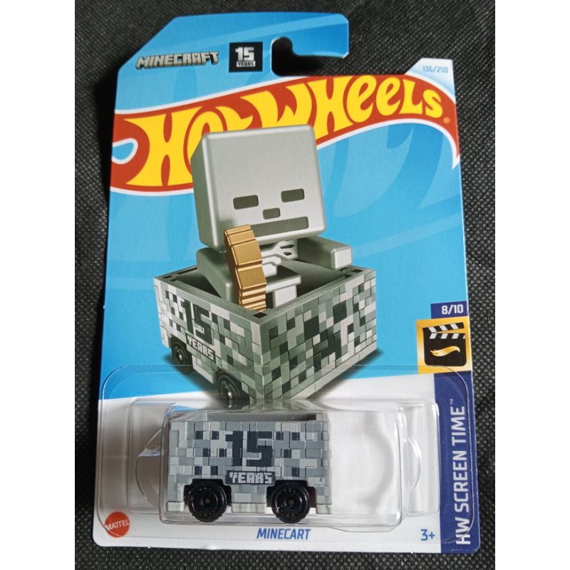 Hot Wheels Minecart Minecraft 15 Years Shopee Malaysia