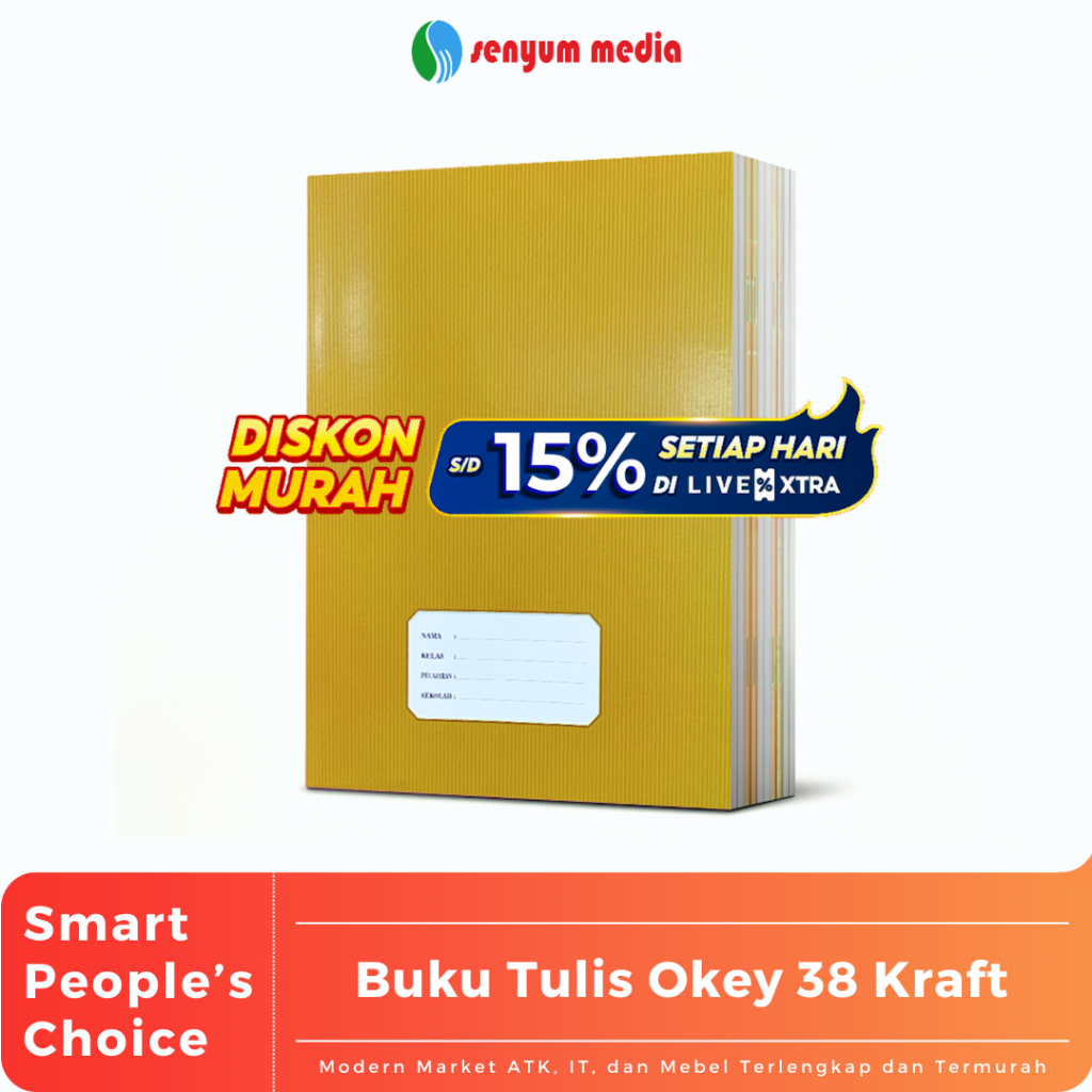 Okay Writing Book By Kraft 38 Sheets (1 Pack Contains 10 Books) (S:PAK ...