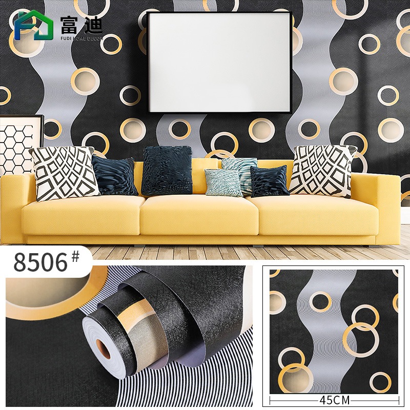 New Arrival Polka Dot Wallpaper 8m to/d 9m x 45cm wallpaper dinding ...
