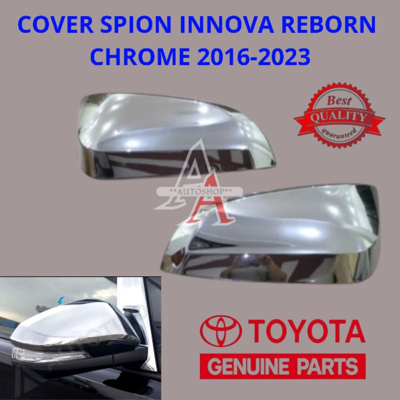 Toyota INNOVA REBORN 2016-2023 FORTUNER 2016-2023 CHROME MIRROR COVER ...