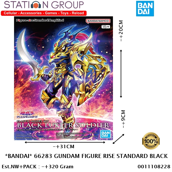 Bandai 66283 GUNDAM FIGURE RISE STANDARD BLACK LUSTER - GUNPLA MODEL ...