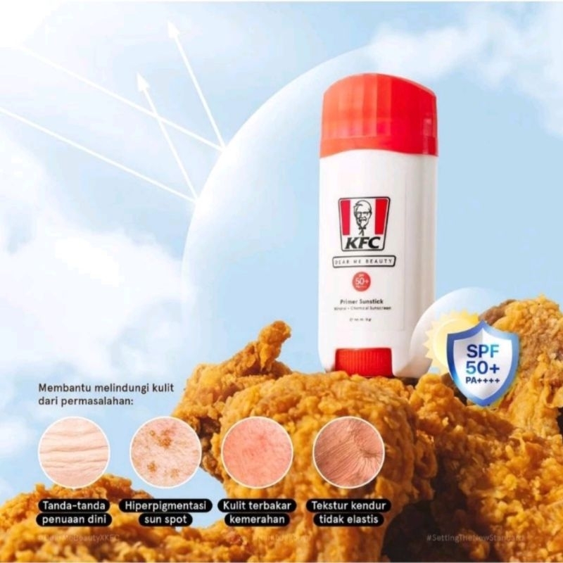 Dear Me Beauty X KFC Primer Sunstick SPF 50+ PA++++ (18Gr) | Shopee ...