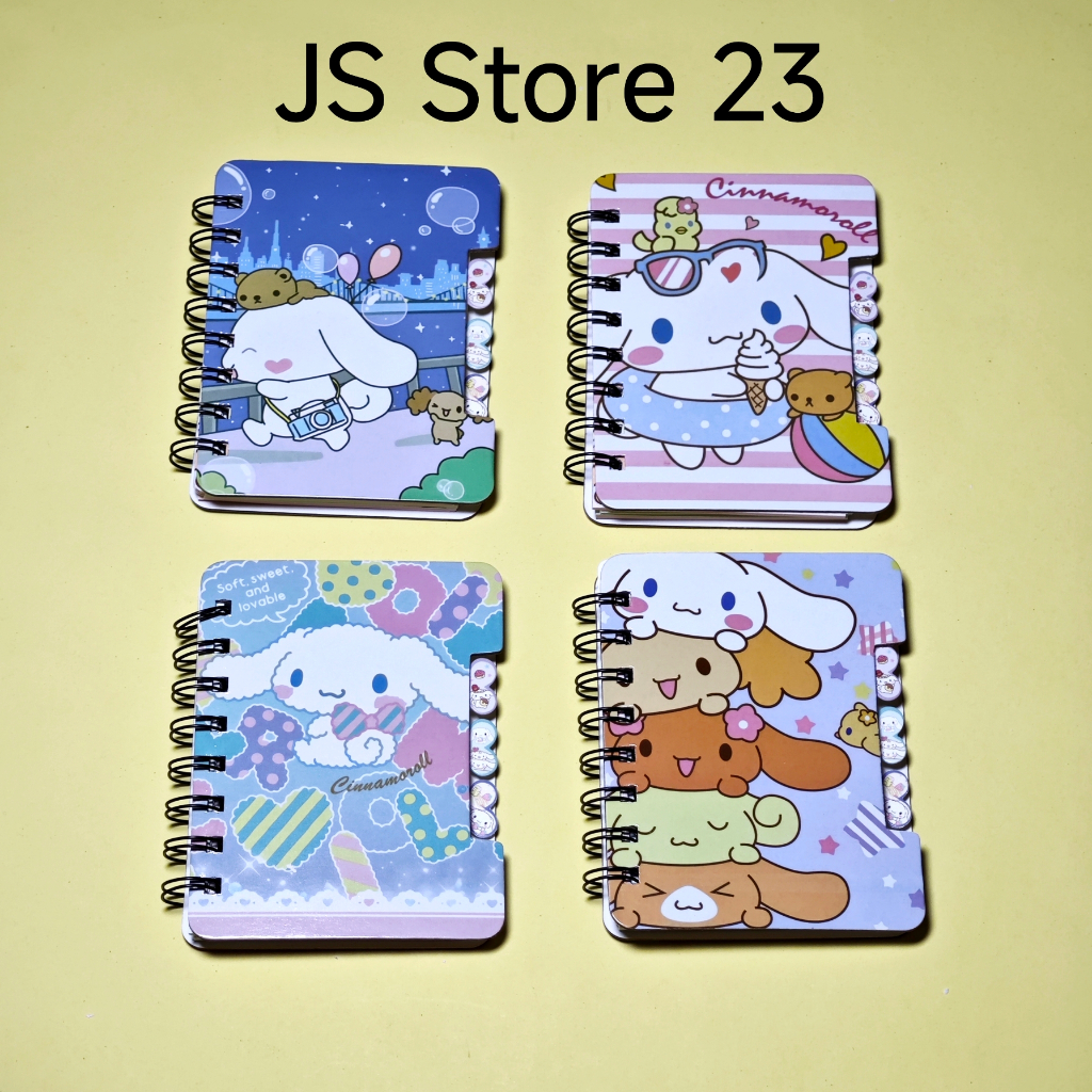 Sanrio Cinnamon Roll Character Small Spiral Notes Book/Sanrio Fancy ...