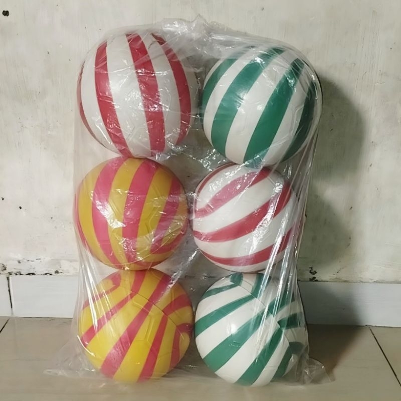 Medium Plastic Soccer Balls, 6 Pcs | Shopee Malaysia