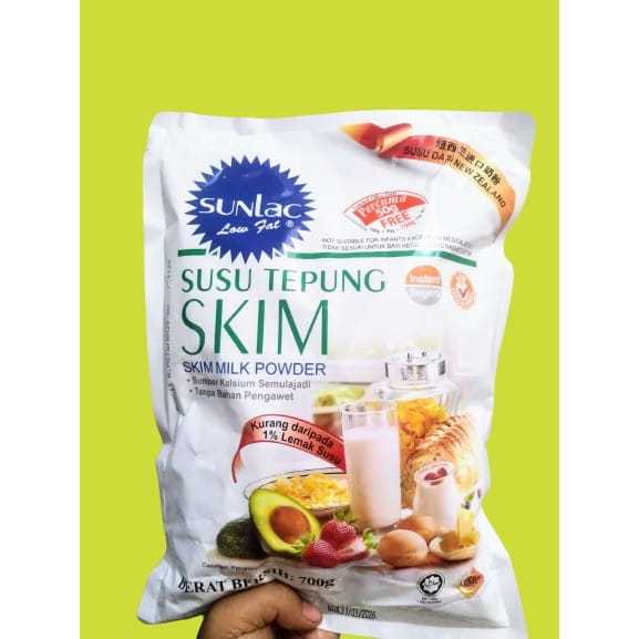 Sunlac low fat/SKIM Flour Milk 700g free 50g | Shopee Malaysia
