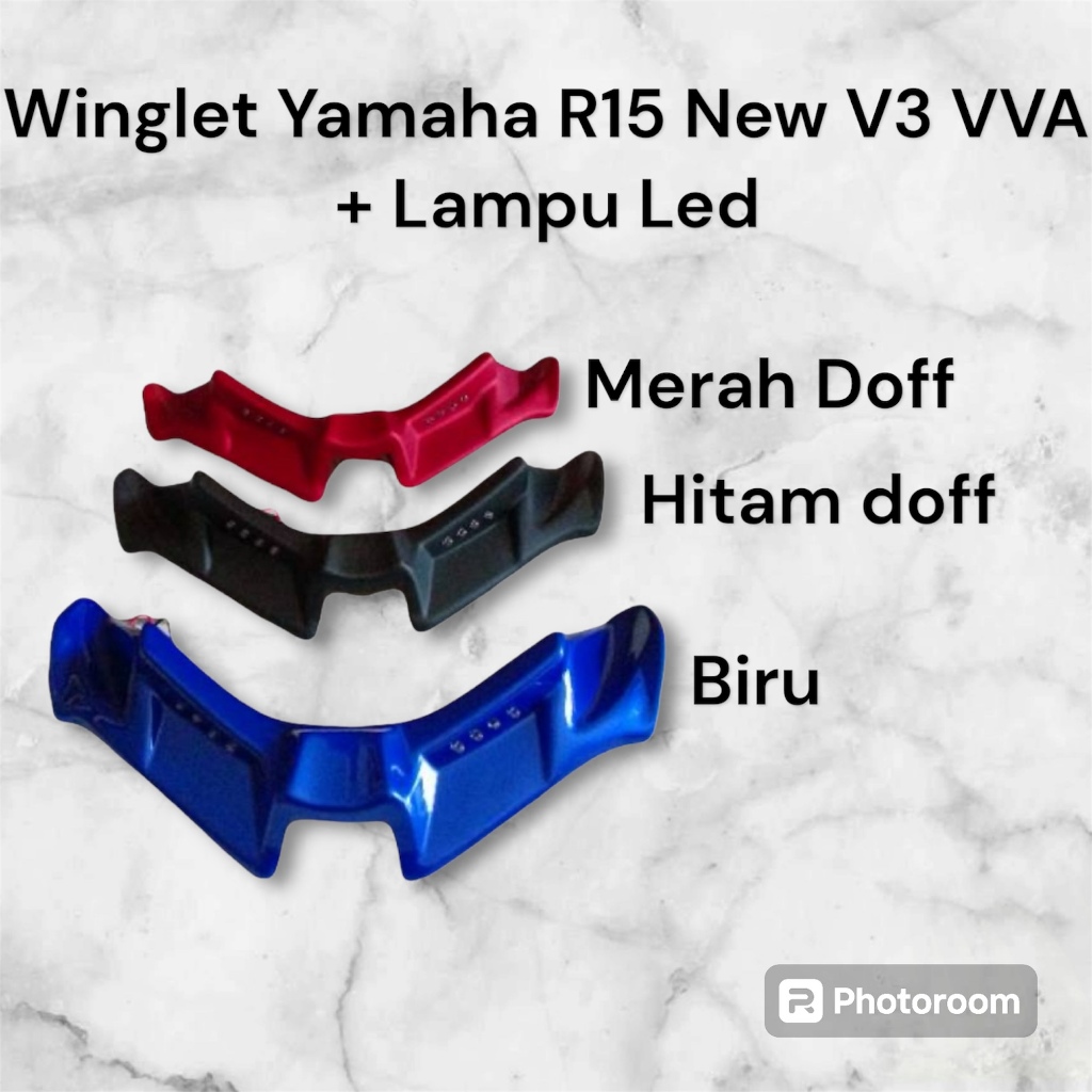 Winglet Variation Yamaha R15 New V3 VVA Plus Led Light | Shopee Malaysia