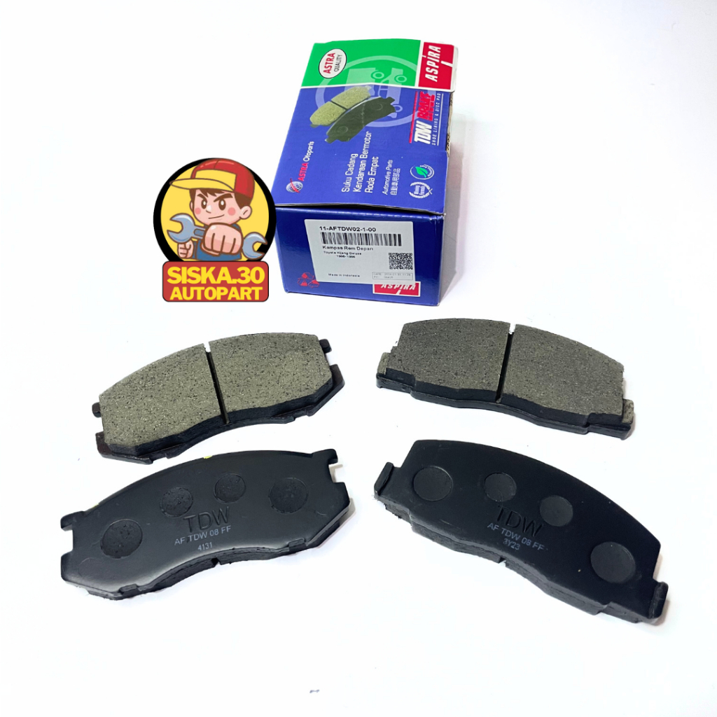 Front Brake PAD Brake PAD Aspira TDW kijang Super Grand Rover Capsule ...