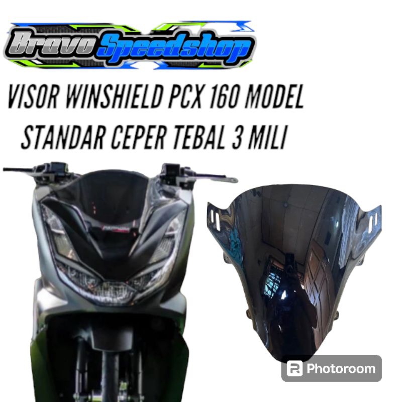 Visor winshield honda pcx 160 Flat model thailand Standard Acrylic ...
