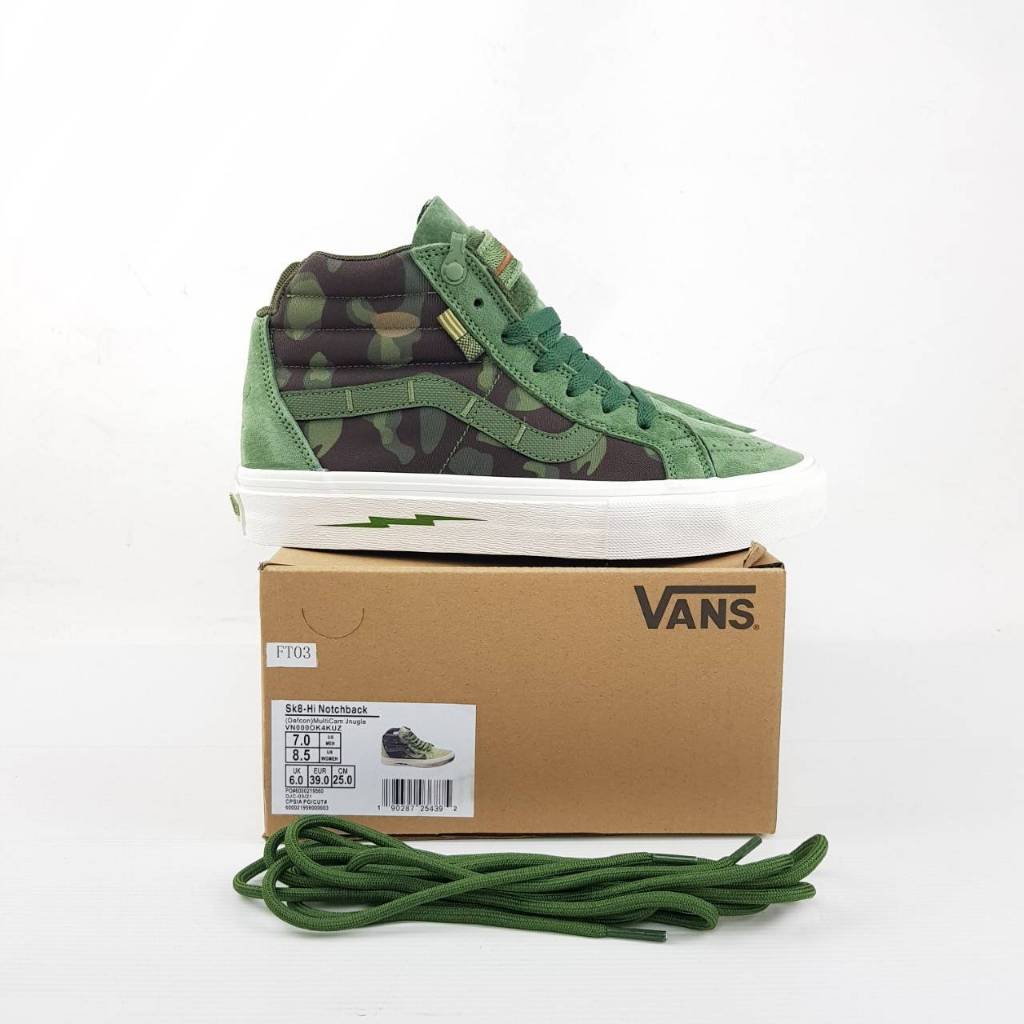 Vans SK8 Hi Defcon Notchback Multicam Jungle original Global Release ...