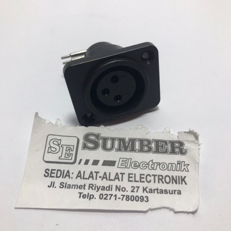 Canon chassis socket, plastic bending legs, canon female socket ...