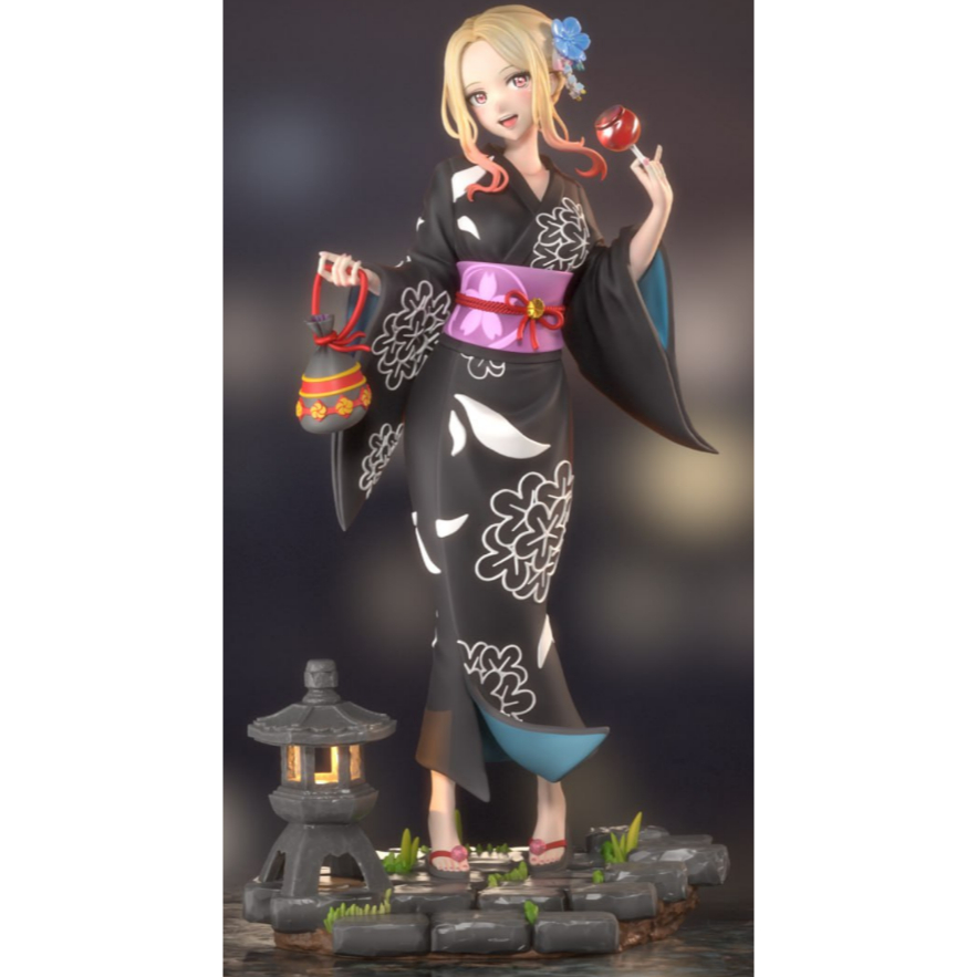 Miniature Figure Kimono Girl Summer 1/64 HO diorama for diecast ...
