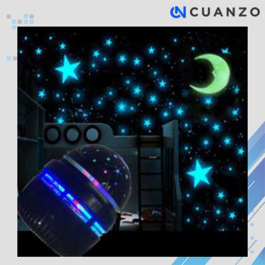 Led Projector Sleep Lamp Rgb Moon Night Light Star 5V 3W/Projector Lamp ...