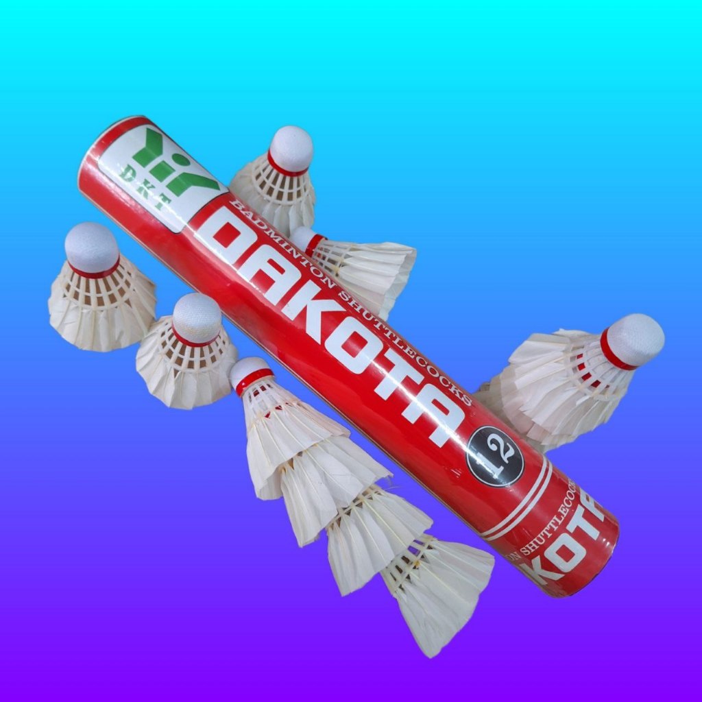 MERAH Shuttlecock / Kok / Badminton Cock Dakota 12 White Red Original ...