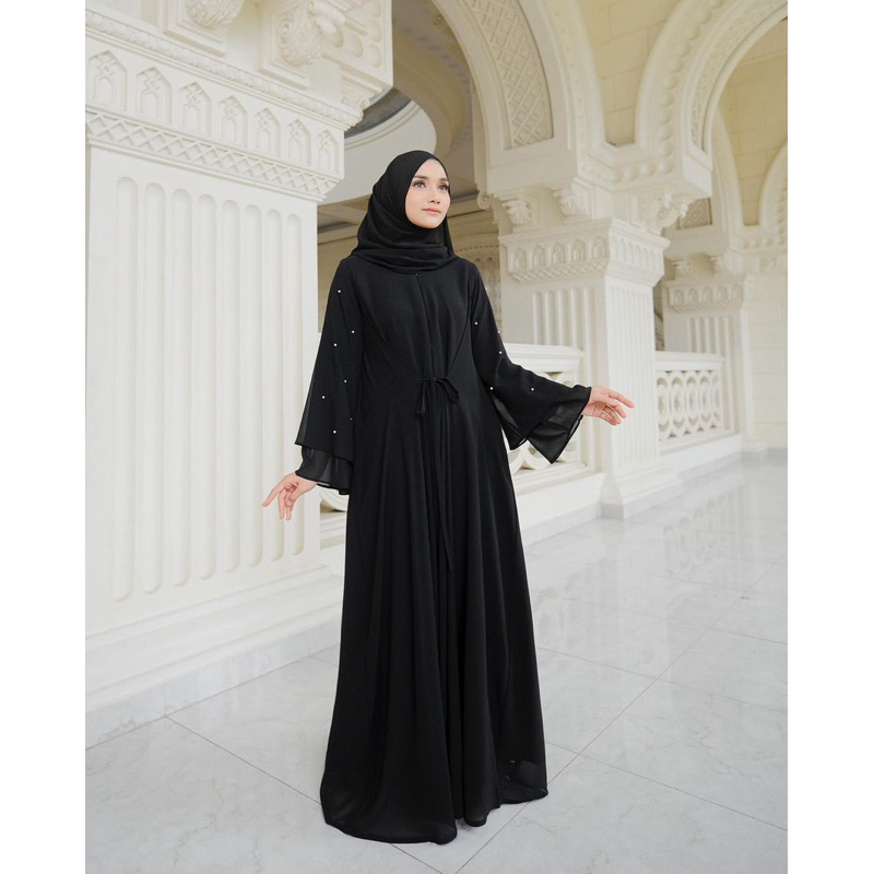 Lucia abaya Latest Two layer plus Megastore Material Pashmina babydoll ...