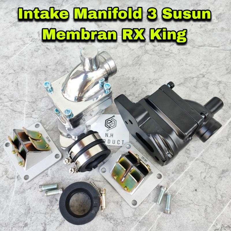 Intake Manifold Manipol Stacking 3 Vespa Complete Membrane RX King RXZ ...