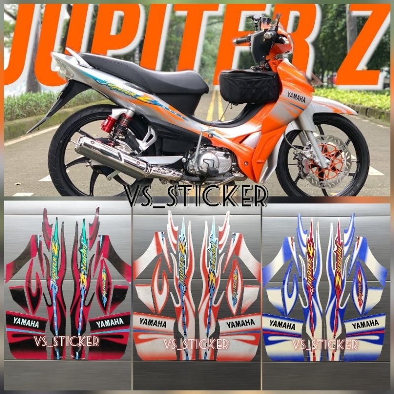 Standard STRIPING LIST OF YAMAHA JUPITER CW MOTORCYCLE 2004 2005 ...