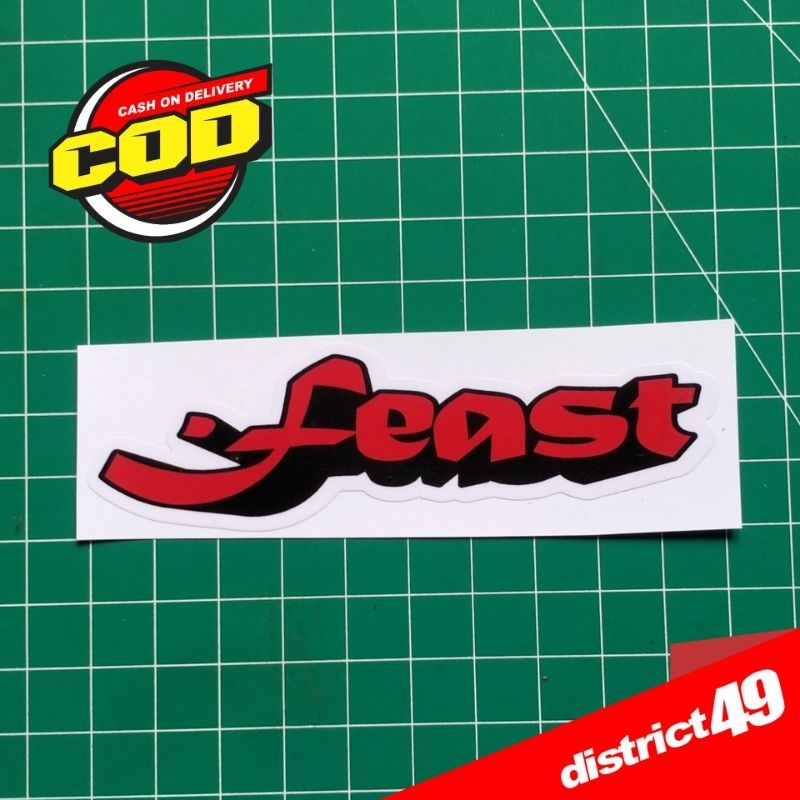 The FEAST Sticker - Waterproof Laminate Print Sticker For Motorcycles ...