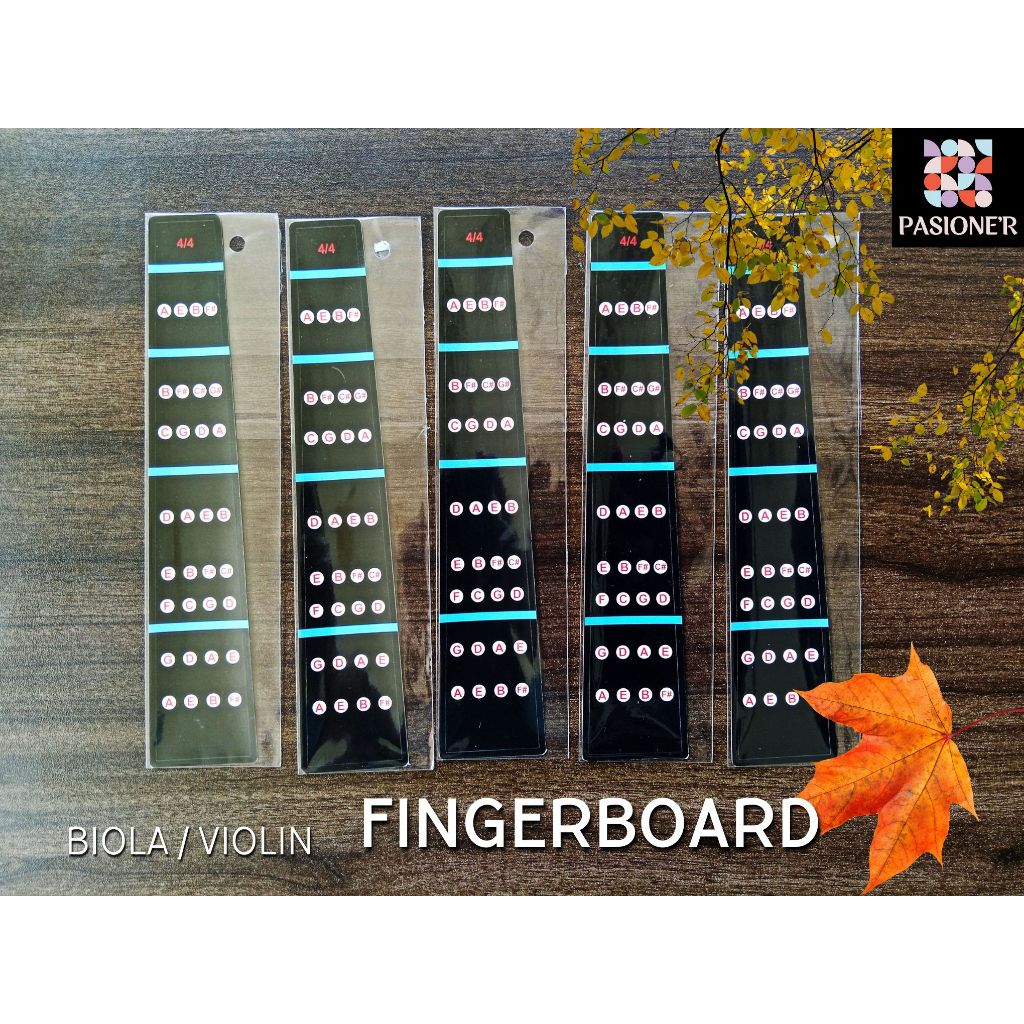 Violin 4/4 Fingerboard Sticker Readers Tone Positions on Violin ...
