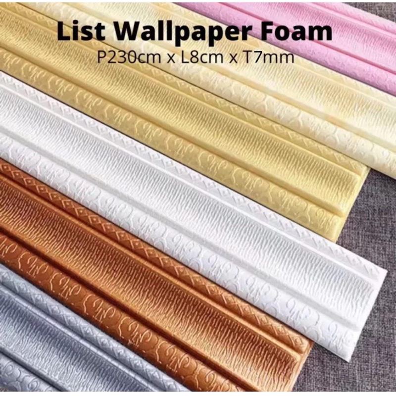 Wallpaper Wall List / 3D Foam Wallborder / Wallpaper List Foam wall ...