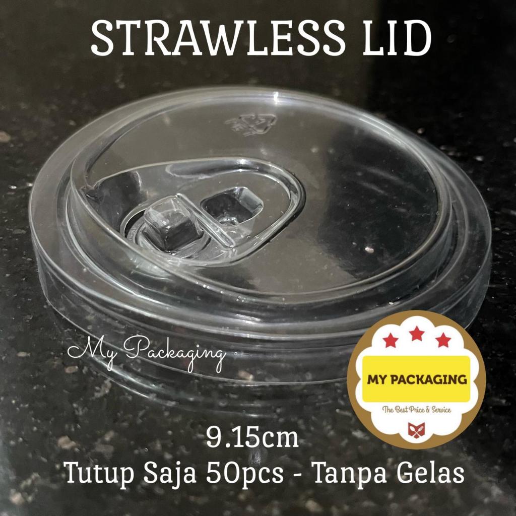 Strawless 91.5 Lid For Cheese Tea/Coffee Drink (Price 50pcs) - Glass ...