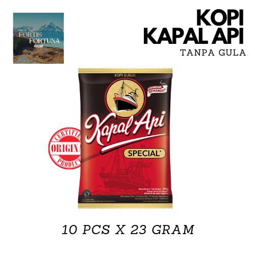 Kapal Api 160 gr Coffee Kapal Api Without Sugar Contents 160 gr (1 x ...