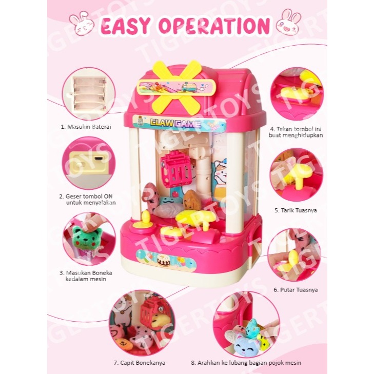 Claw MACHINE GAME CLAW MACHINE TOYS GACHA BOX TOYS | Shopee Malaysia