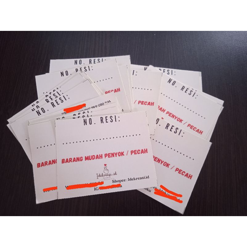 Shipping Striker / Shipping Label / Receipt Sticker (Free Custom ...
