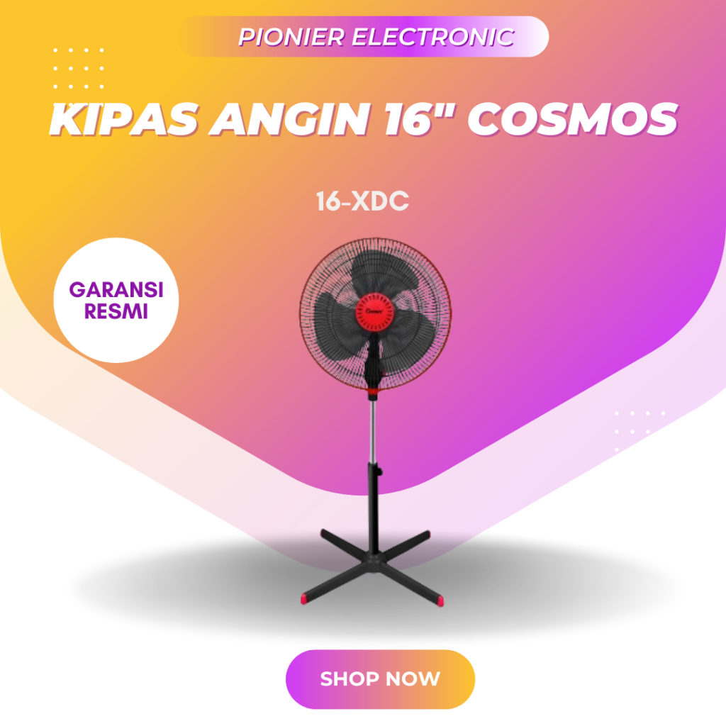 Cosmos 16-XDC Stand Fan/Stand Fan 16inch Official Warranty | Shopee ...