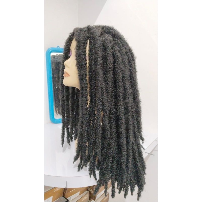 HITAM Men's Wig Dreadlocks Black Bob Marley Style | Shopee Malaysia