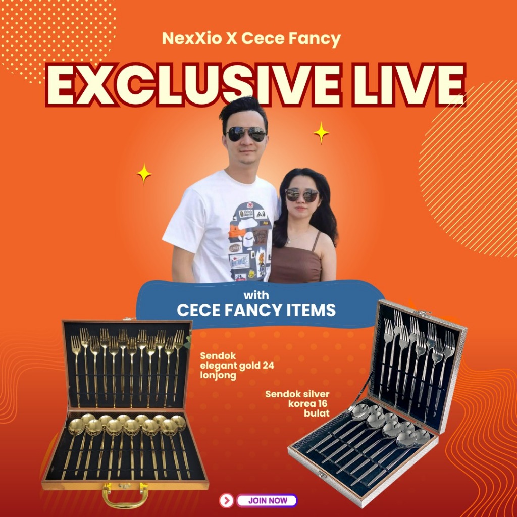 [NEXXIO X CECE FANCYITEMS] Sultan Spoon Hampers Set Elegant Box Spoon ...