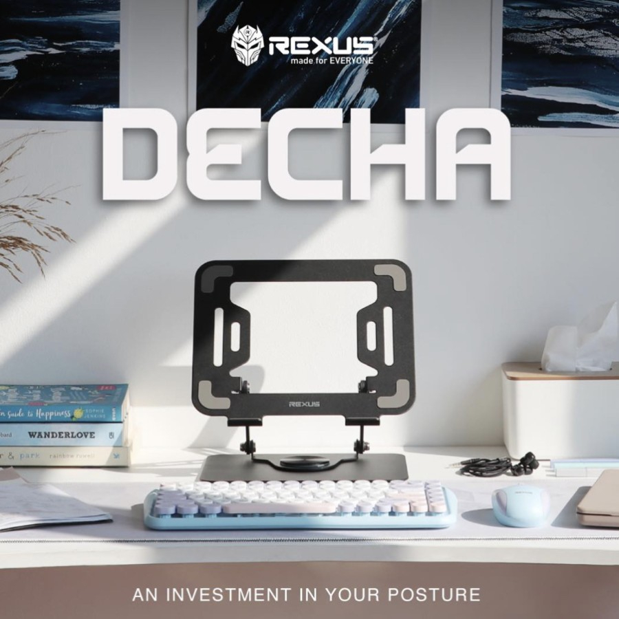 Rexus Decha FP02/FP-02 Ergonomic Laptop Stand | Shopee Malaysia