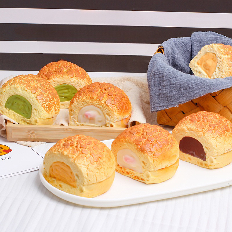 Perfect CONDITION] Squishy Bread Choux Cream Super Realistic Slow ...