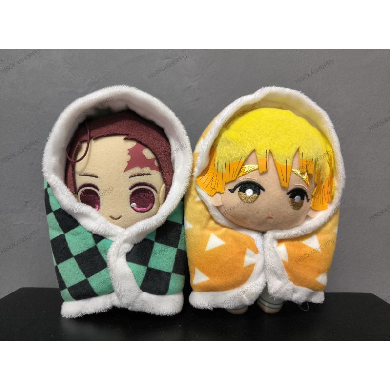 [KNY] Tanjiro Zenitsu Kimetsu No Yaiba Demon Slayer Blanket Doll ...