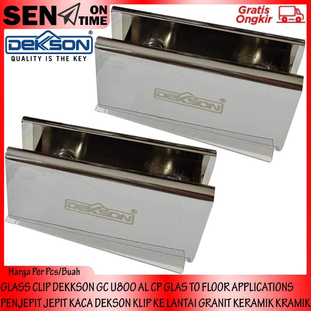 Glass CLIP GC U800 AL CP GLAS TO FLOOR [Sale] DEKKSON GLASS CLAMP APPLICATIONS CLIP TO FLOOR ...