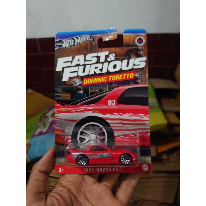 Hot Wheels Mazda RX7 Fast And Furious Dominic Toretto | Shopee Malaysia