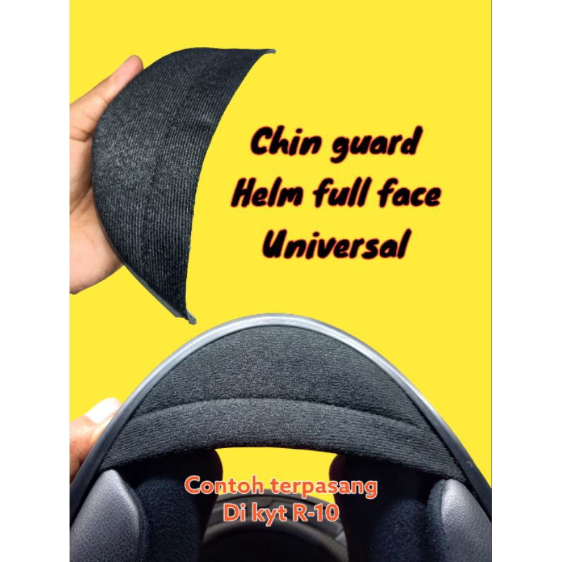 Chin guard, universal kyt R10 chin protector for all full face helmets ...