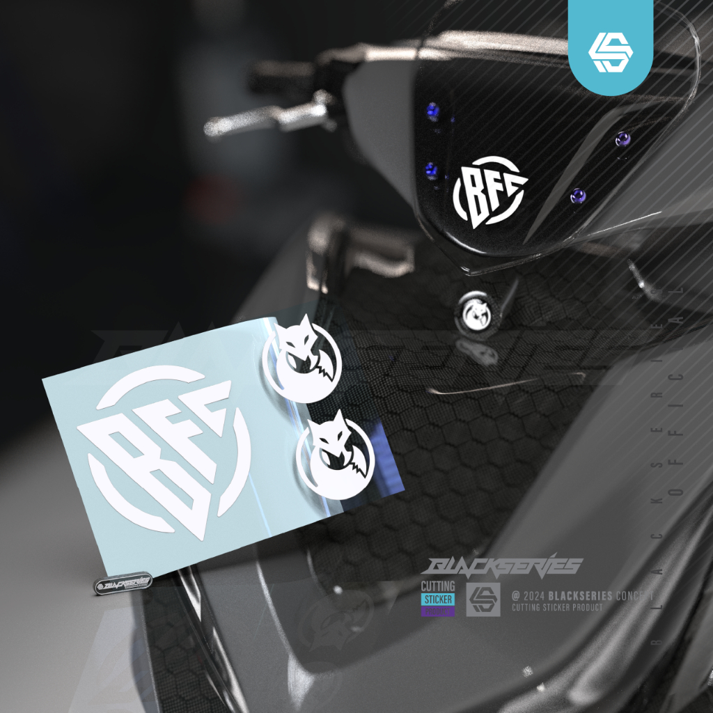 Cutting Sticker Blackfox Concept BFC Triangle | Bfc Sticker | Shopee ...