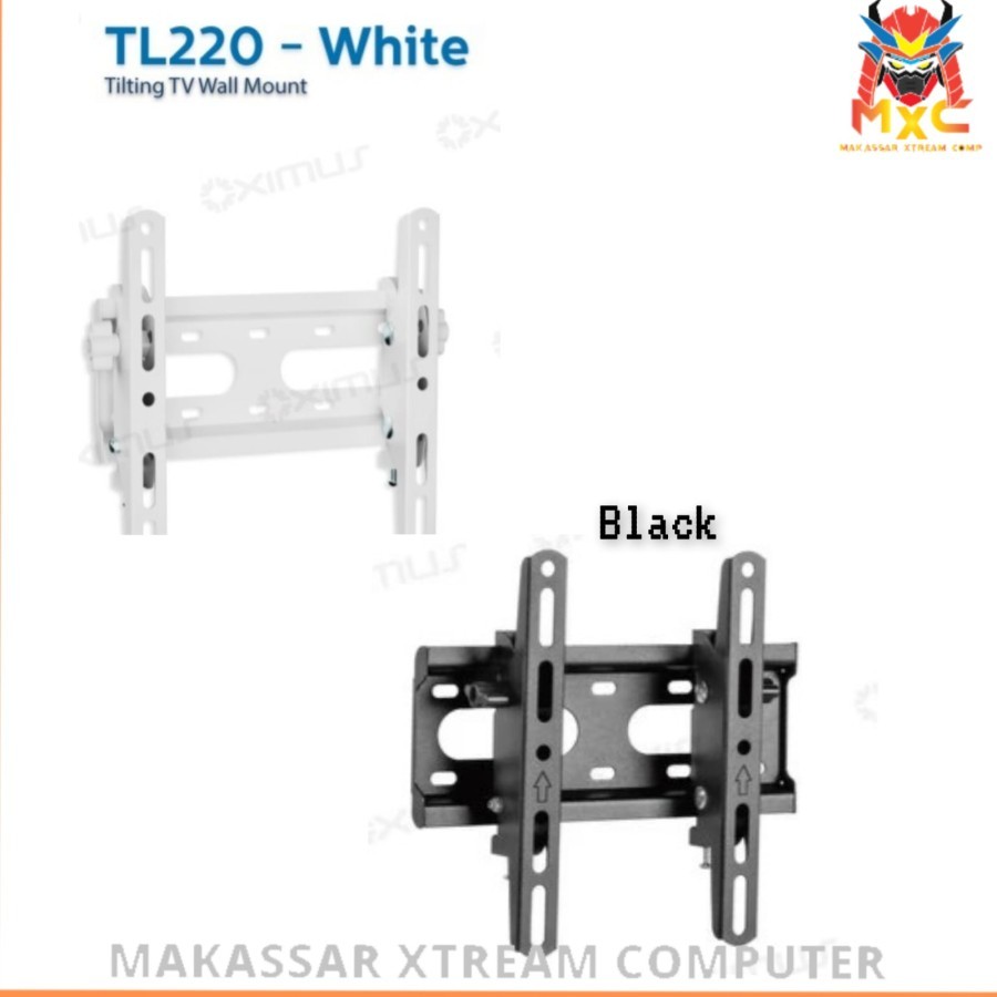 Monitor LED LCD TV BRACKET 22" - 55" OXIMUS TL220 WALL MOUNT TILT ...