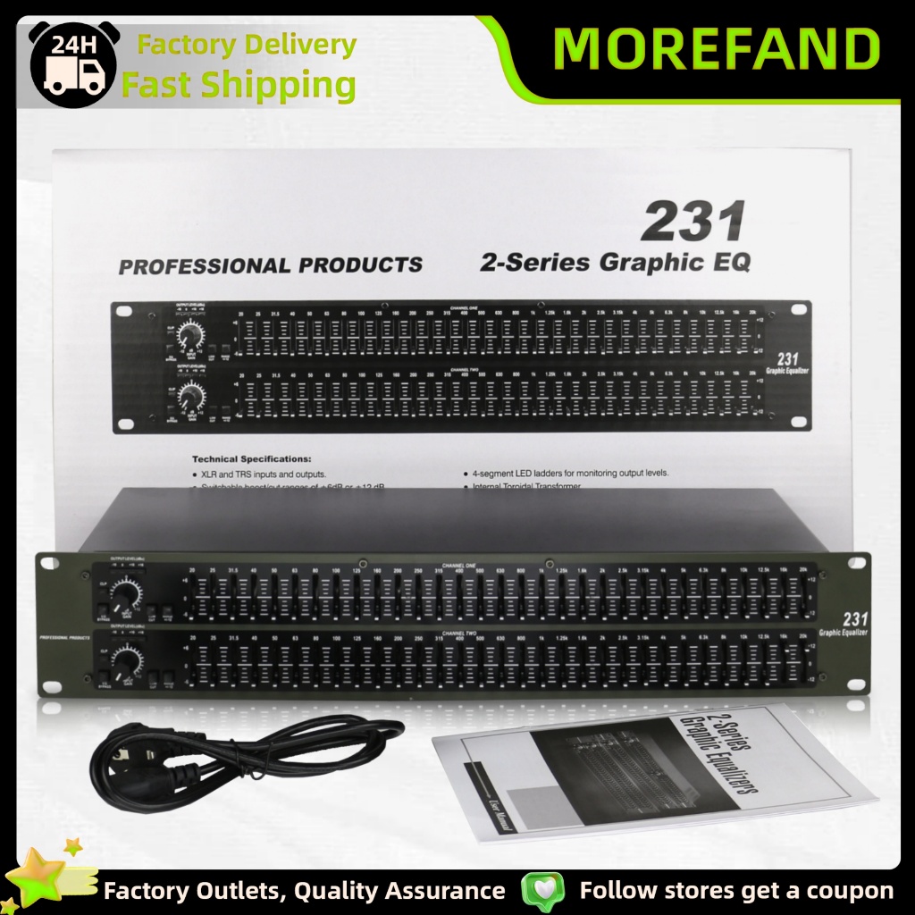 Equalizer Setting 231 EQ, Adjustment 31-band Two Layers Equalizer 231(31Channel) | Shopee Malaysia
