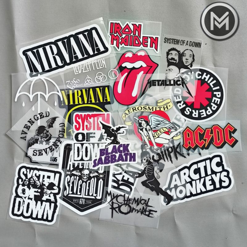 Logo Screen Printing Strika Screen Printing Cool Music Band Image DTF ...