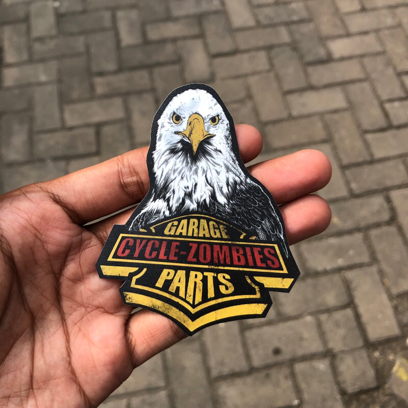 Sticker Cycle Zombies Garage Parts | Shopee Malaysia