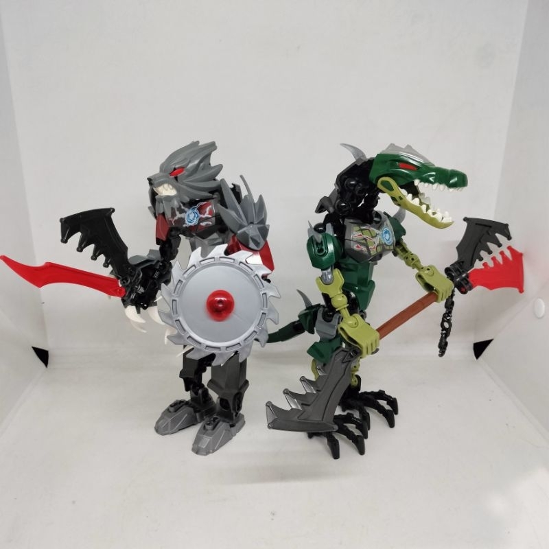 Lego Ori Bionicle Chima 70203 Chi Craggar + 70204 Chi Worriz - Realpic ...