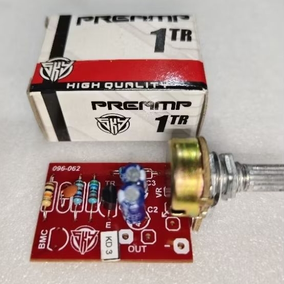 Preamp Mic Kit 1 Transistor PLUS POTENSIO | Shopee Malaysia