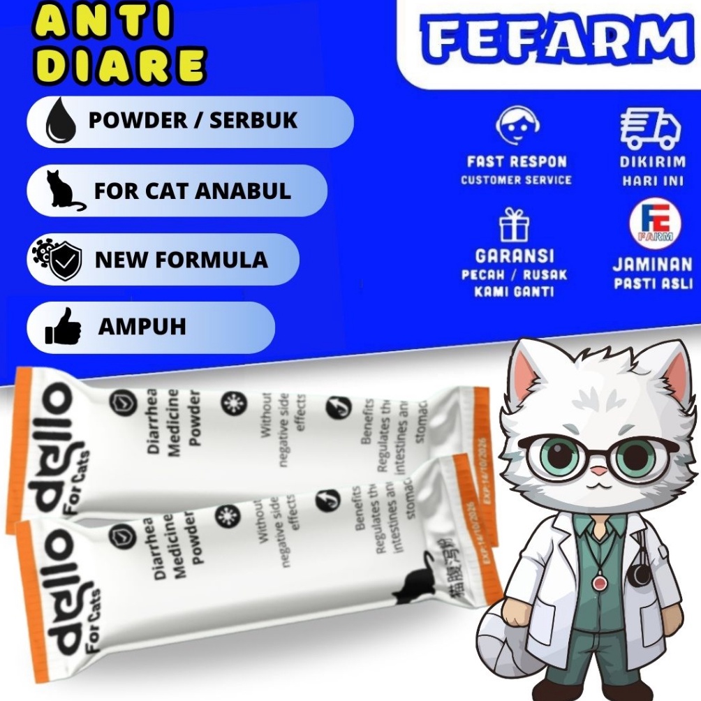 Shopee Anti Diarrhea Medicine Powder Cat Sachet 5gr Solution For Your ...