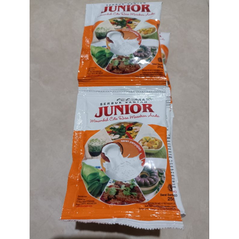 Junior COCONUT MILK POWDER 25G CONTAINS 10 SACHETS | Shopee Malaysia