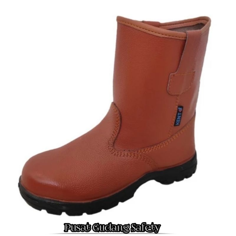 Kent Borneo Brown Original Safety Boots | Shopee Malaysia