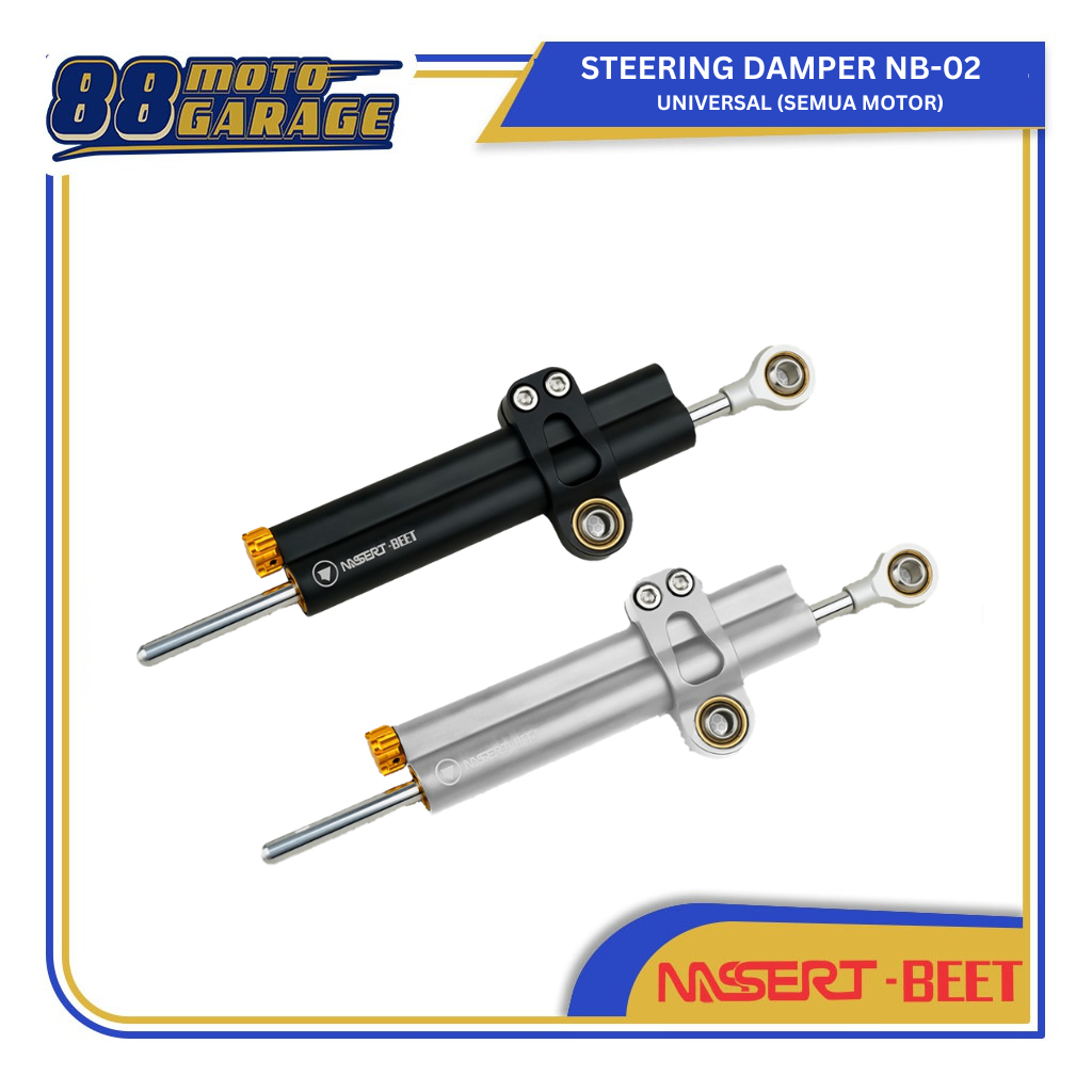 Steering Damper Handlebar Stabilizer NB-02 Nassert Beet CNC Stable ...