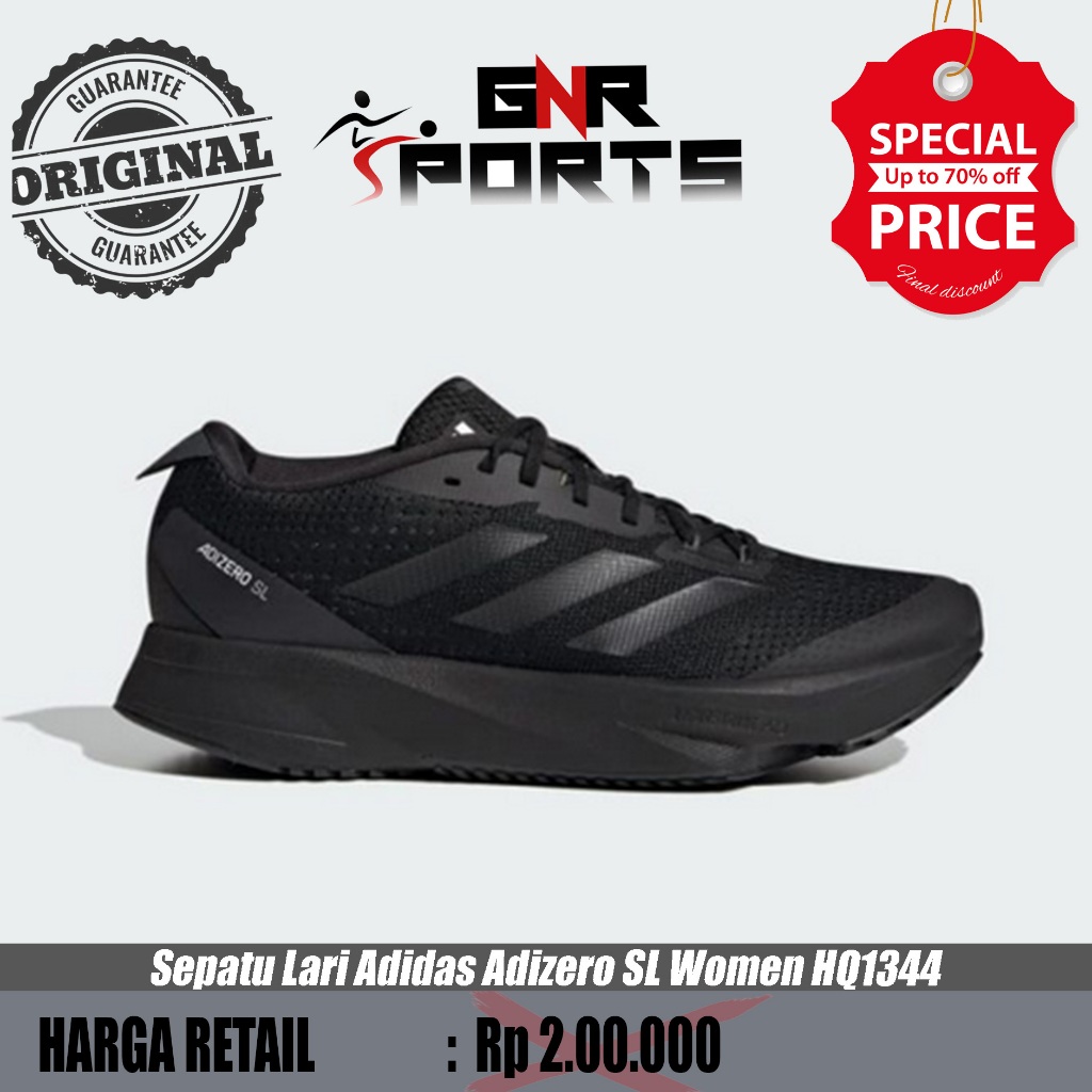 Adidas Adizero SL Women's Running Shoes HQ1344 100% Original | Shopee ...